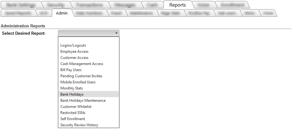 Administration Reports